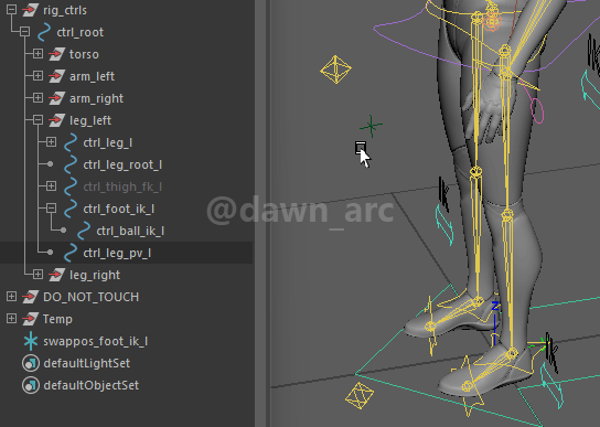[Maya]Rigging 14 - Space Swapping